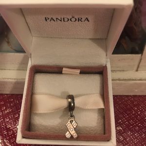 Pandora Jewelry | Ballerina Shoes Charm With Stones | Poshmark